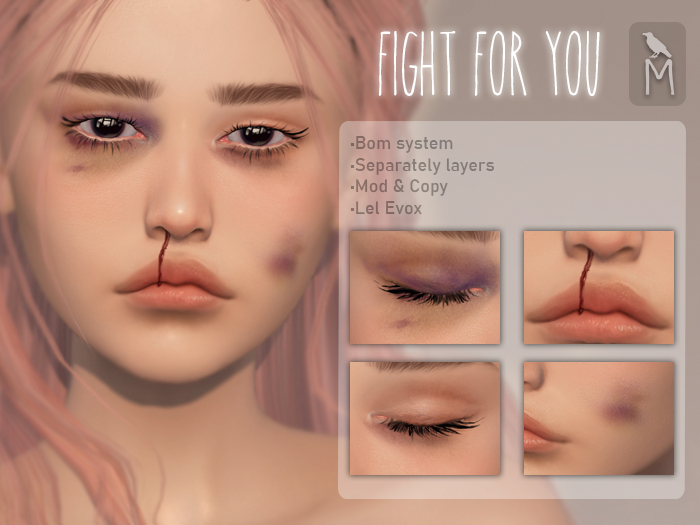 Second Life Marketplace - Misunderstood. Fight for You. (Bom, Lel evox)