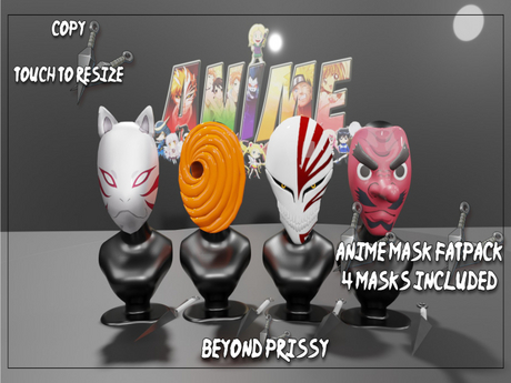 Second Life Marketplace - //BP Anime Mask Fp