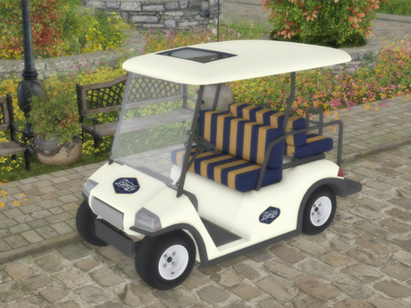 Second Life Marketplace - Halloways - Eagle Runner Golf Cart