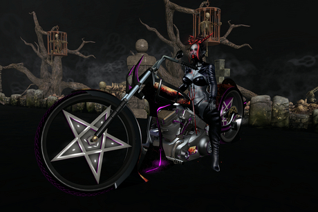 Second Life Marketplace - "SINISTER" MotorCycle By HyperDrive Pro Motors