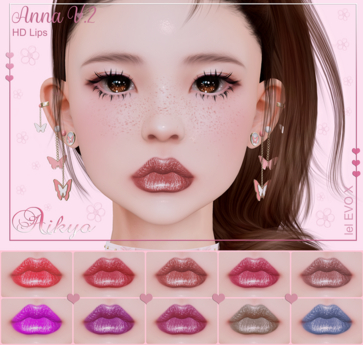 Second Life Marketplace - Aikyo - Anna HD Lips V.2 (DEMO) [wear]