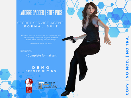 Second Life Marketplace - SM - Secret Service Agent Formal Suit