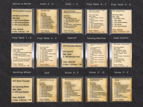 Second Life Marketplace - DFS Recipe Menus *** View over 1000 DFS ...