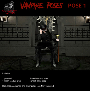 Second Life Marketplace - Vampire Poses Fatpack