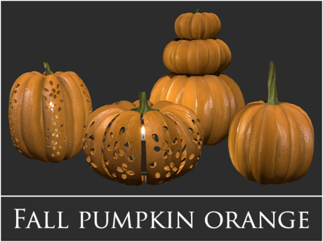 Second Life Marketplace - FINCA - Fall pumpkin FATPACK