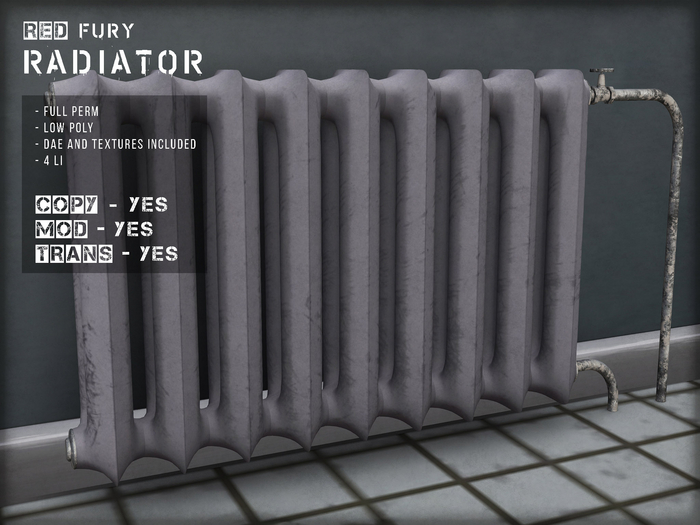 Second Life Marketplace - [Red Fury] radiator