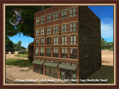 Second Life Marketplace - BARVAK - Chicago Building B - Arch Model ...