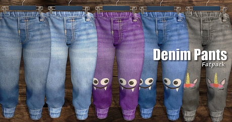 Second Life Marketplace - Fatpack :KOYUKI: Kids - Munchkin Denim - Nazu ...