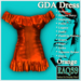 Second Life Marketplace - [R39] GDA Dress-Orange