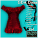 Second Life Marketplace - [R39] GDA Dress-Red