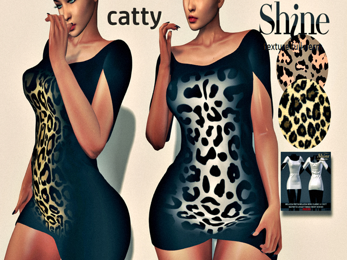 Second Life Marketplace - AJ [SHINE FULL PERM] DRESS CATTY _TEXTURE ...