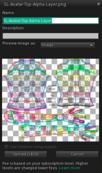 Second Life Marketplace - SL-Avatar-UV-Maps Templates