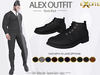 Second Life Marketplace - Excite Alex Boots Black