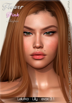 Second Life Marketplace - FLOWER PINK - SHAPE - KIME - LELUTKA - LILLY ...