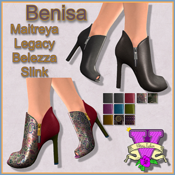 Second Life Marketplace - [5min]Demo Benisa Half Boots*add me*