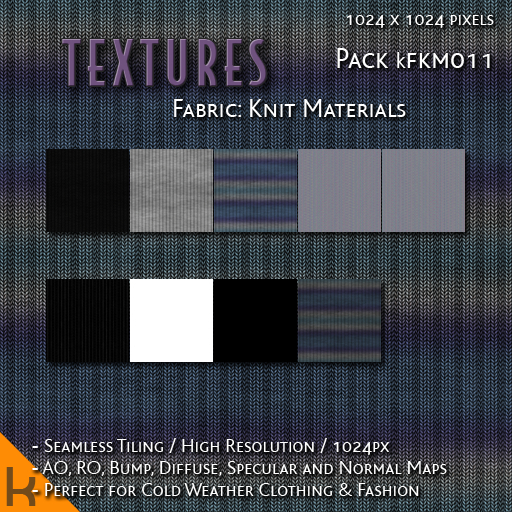 Second Life Marketplace - [kFKM011] A 1024px seamless gray, blue, and ...