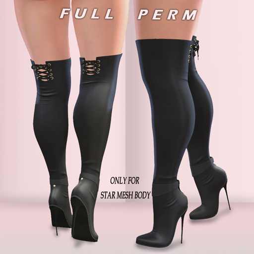 Second Life Marketplace - Madrigal:Boots Mia Only Fir Star Mesh Body 22 ...
