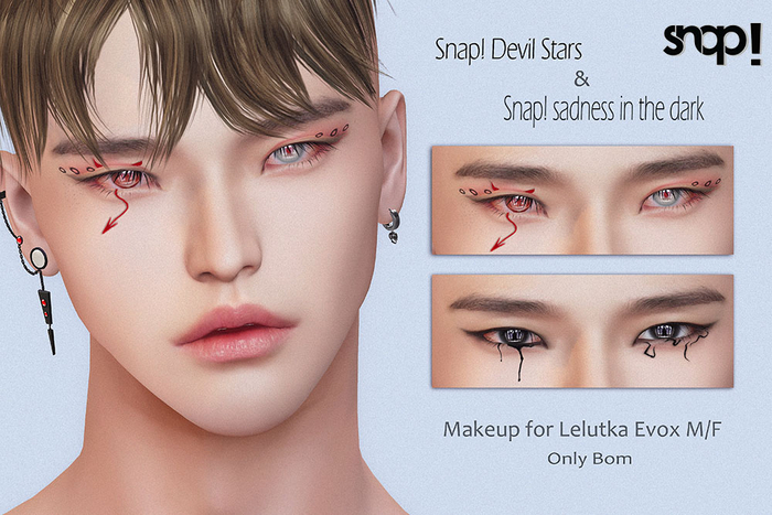 Second Life Marketplace - Snap! devil stars (wear)