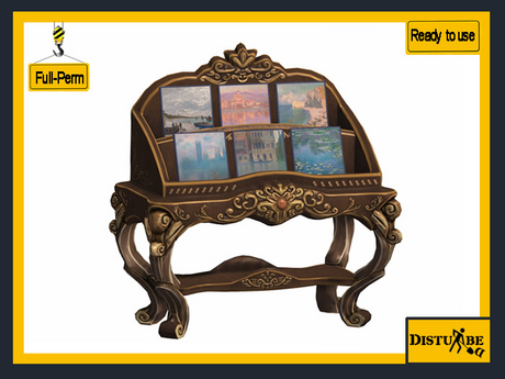 Second Life Marketplace - ::DisturbeD:: Antique Fancy Display - FULL ...