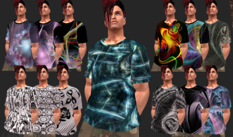 Second Life Marketplace - WW Mens Mesh Vintage Tee V3 Revised - 4 MP