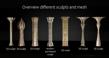 Second Life Marketplace - TGR - Stone - Elven Columns Set A boxed