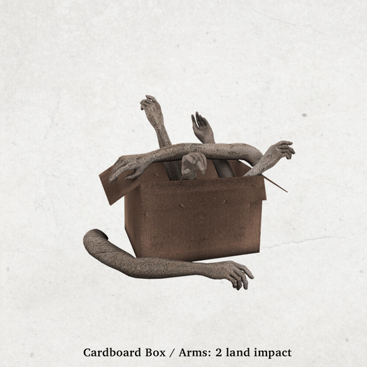 Second Life Marketplace - DISORDERLY. / Forgotten / Cardboard Box / Arms