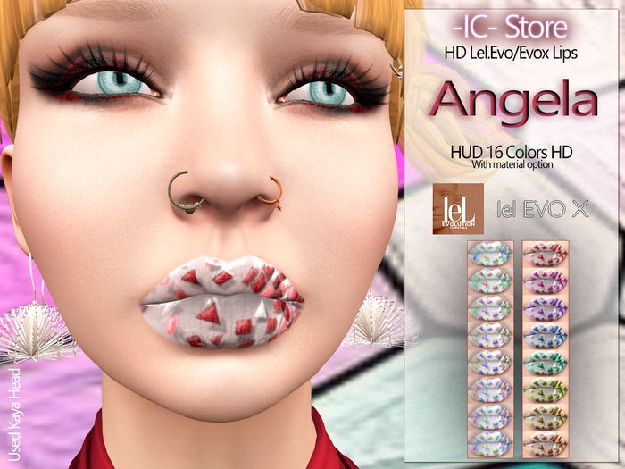Second Life Marketplace - -IC- Store HD Lel. Evo-EvoX Lips (Angela ...