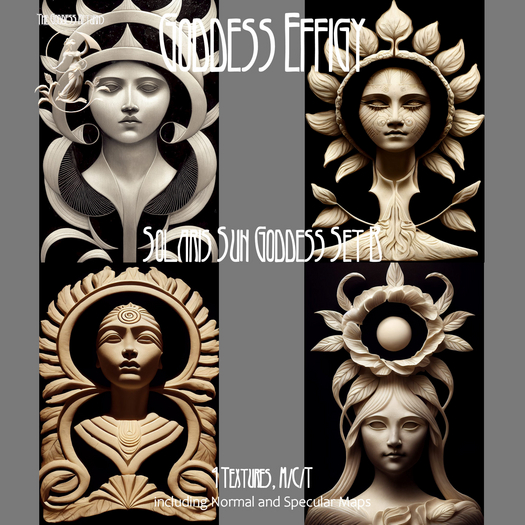Second Life Marketplace - TGR - Goddess Effigy - Solaris Set B boxed