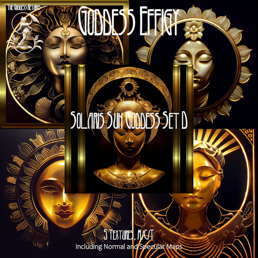 Second Life Marketplace - TGR - Goddess Effigy - Solaris Set D boxed