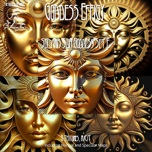 Second Life Marketplace - TGR - Goddess Effigy - Solaris Set E boxed