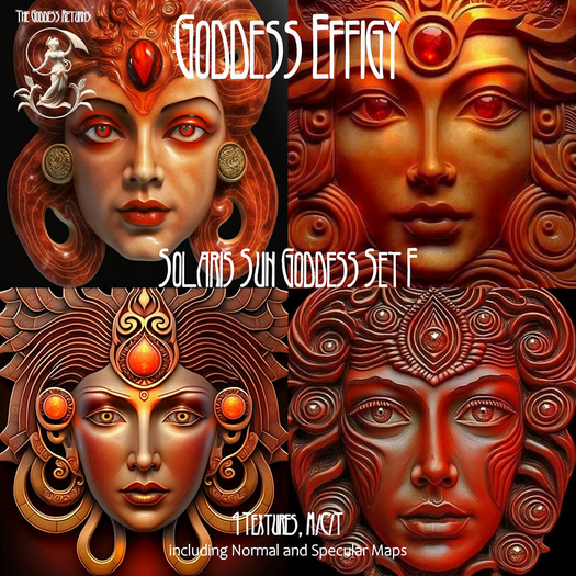 Second Life Marketplace - TGR - Goddess Effigy - Solaris Set F boxed