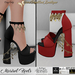 Second Life Marketplace - DPB Marisol Heels - Red *Maitreya, Legacy ...