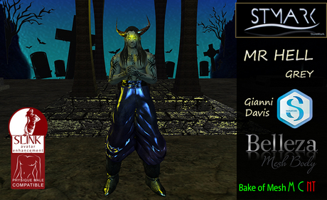 Second Life Marketplace - [DAVIS/GIANNI/JAKE/SLINK]] MR HELL GREY