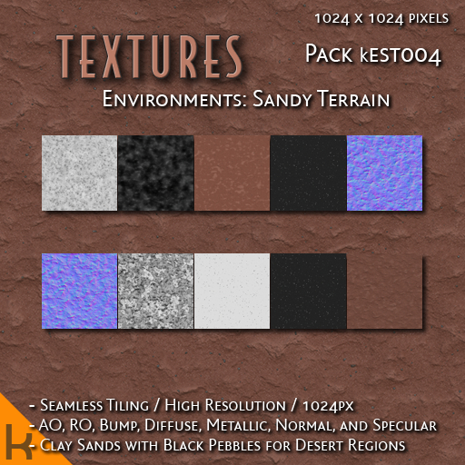 Second Life Marketplace - [kEST004] 1024px Seamless Red Brown Clay Sand ...