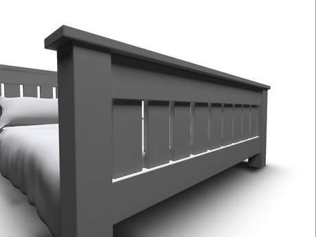 Second Life Marketplace - DED MESH MADISON BED FULL PERM