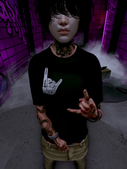 Second Life Marketplace - Oversized "Heavy Metal" Shirts - Exclusive fp