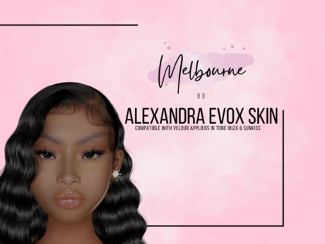 Second Life Marketplace - MELB. Alexandra EvoX Skin - Ibiza