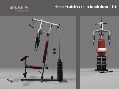 Second Life Marketplace - Gym Multiforce Aluminium Machine / PG