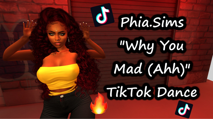 Second Life Marketplace - Phia.Sims Why You Mad (Ahh) TikTok Dance ...
