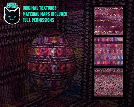 Second Life Marketplace - ::T:: Materials Texture: Woven Fullpack (25% off)