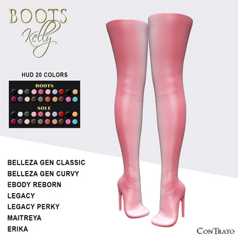 Second Life Marketplace - [ConTrato] Kelly Boots
