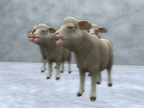 Second Life Marketplace - MD full perm Christmas shepherd with sheep