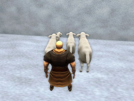 Second Life Marketplace - MD full perm Christmas shepherd with sheep