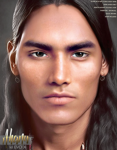 Second Life Marketplace - *Birth* 'Ahanu' Lelutka EvoX BOM - Tone 02