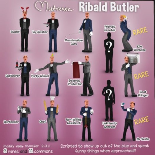 Second Life Marketplace - Mutresse - Ribald Butler - Cupbearer