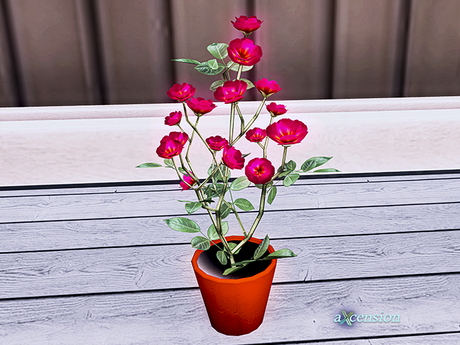 Second Life Marketplace - aX: Flower Vase 4 Tones