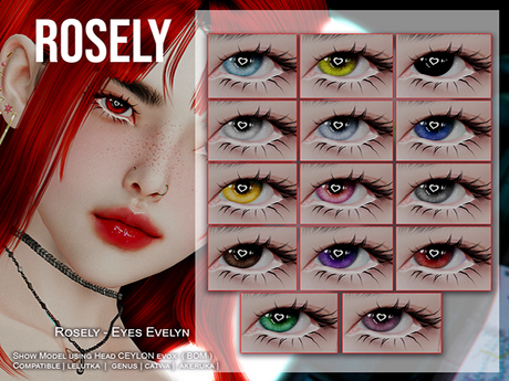 Second Life Marketplace - ROSELY. EYES EVELYN (BOM)