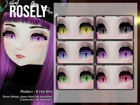 Second Life Marketplace - .ROSELY. - Eyes Mya M4