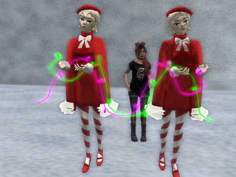Second Life Marketplace - MD full perm Twins dressed as Santa Claus