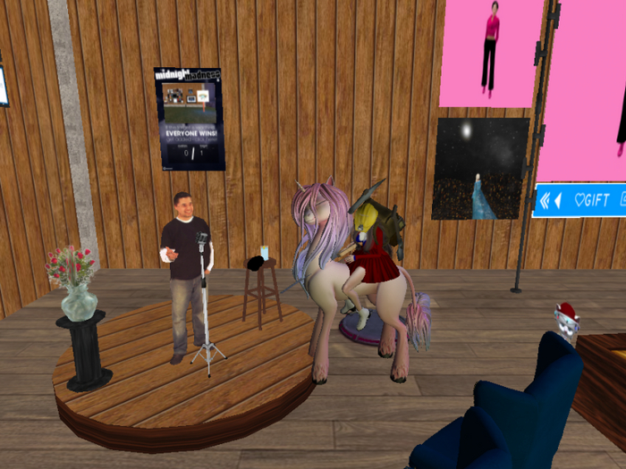 Second Life Marketplace - Stand up comic man on stage touch man to ...